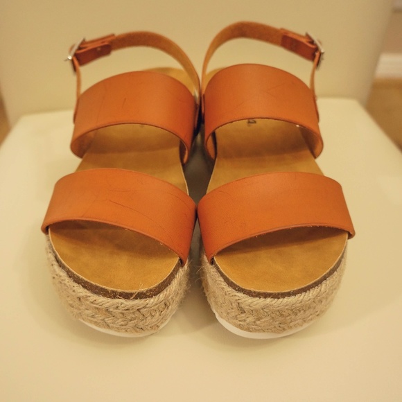 Shoes | Caramel Brown Espadrille Sandals | Poshmark